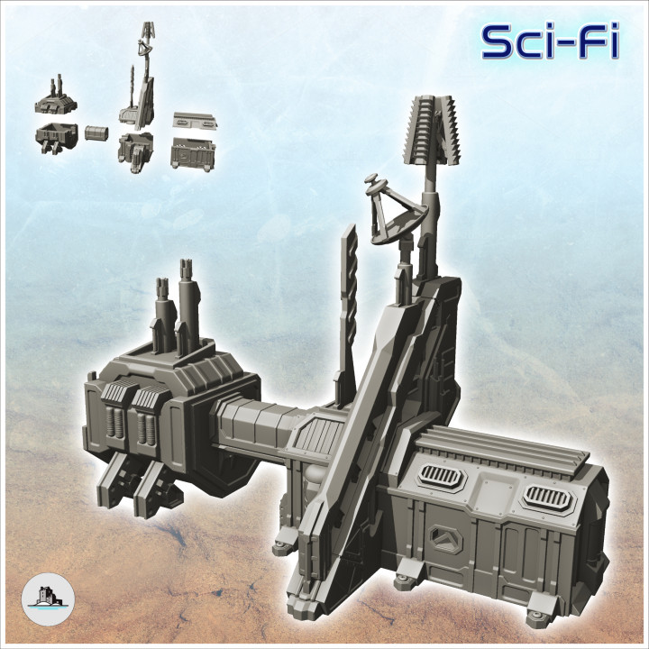3D Printable Sci-Fi sceneries pack No. 1 - Future Sci-Fi SF Infinity ...