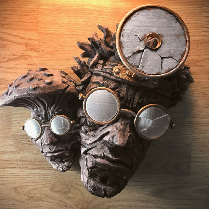 3D Printable Mycologist Mask of Inscryption by David
