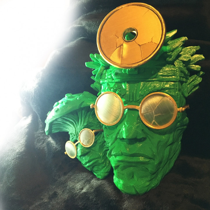 3D Printable Mycologist Mask of Inscryption by David