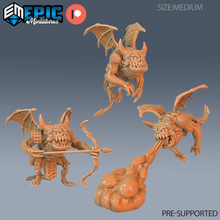 3D Printable Hell Spawn Set / Devil Army / Evil Warrior / Demon Minion ...
