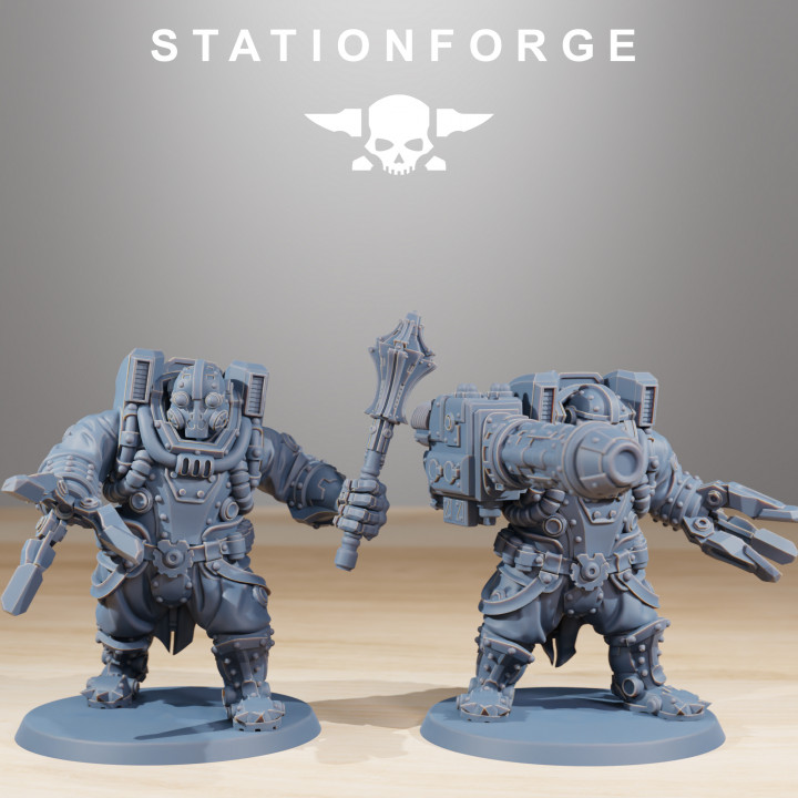3D Printable Frontliners Heavy Support by Station Forge