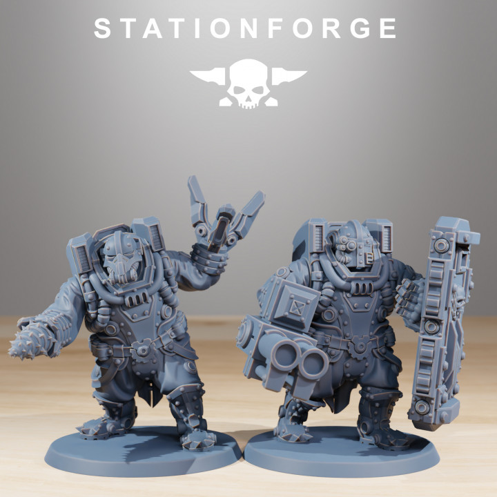 3D Printable Frontliners Heavy Support by Station Forge