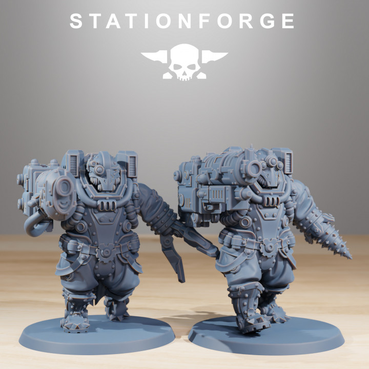 3D Printable Frontliners Heavy Support by Station Forge