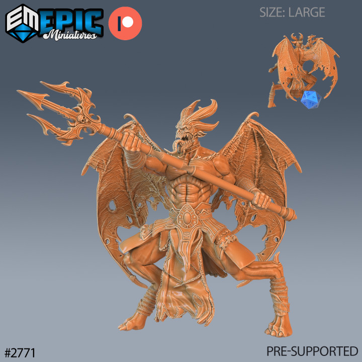 3D Printable Hell Marauder Set / Demon Lord / Evil Warrior / Devil Army ...