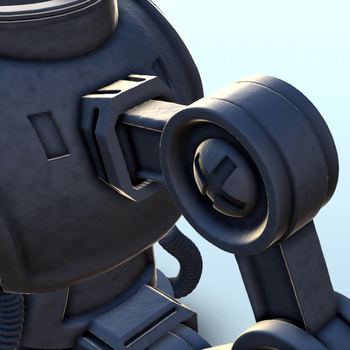 3D Printable Humanoid robot dice mug (5) - Can holder Game Dice Gaming ...