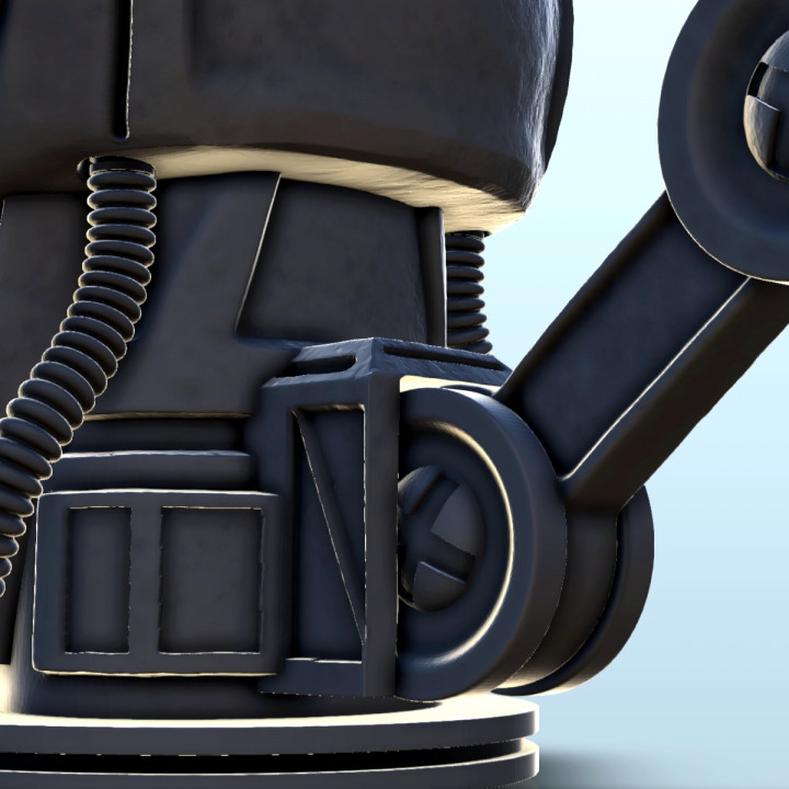 3D Printable Humanoid robot dice mug (5) - Can holder Game Dice Gaming ...