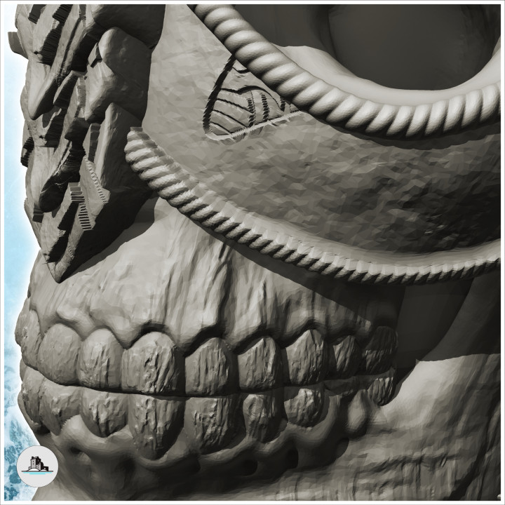 3D Printable Viking Skull mug (27) - Can holder Game Dice Gaming ...