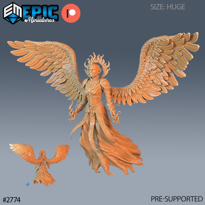 3D Printable Hells Angel Zariel Set / Devil Army / Evil Archangel ...