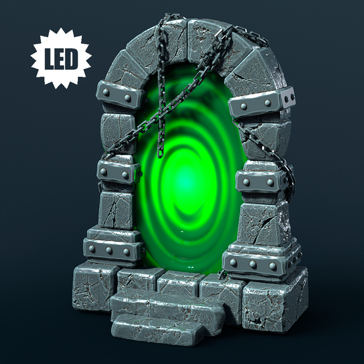 3D Printable LED Portal by Moonshine Miniatures