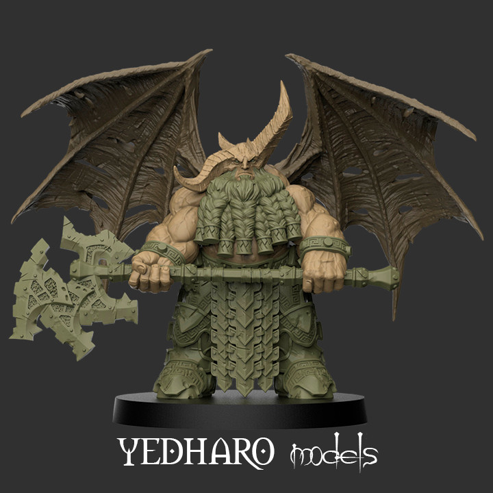 3D Printable Chaos Dwarf by Yedharo Models SL