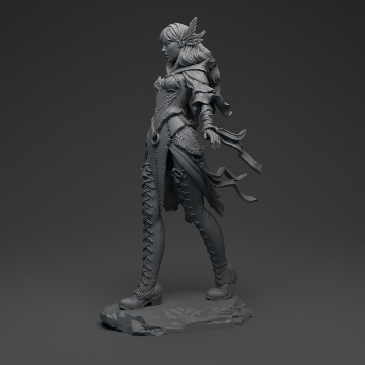 3D Printable Witch by Under the odd willow