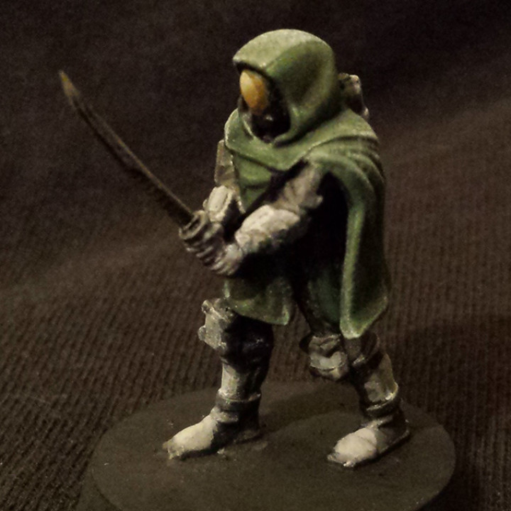 3D Printable EVA Adventurer - Tense Pose by Studio Sol Union