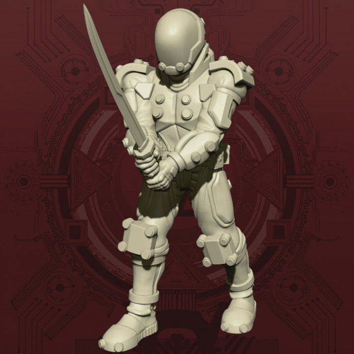 3D Printable EVA Adventurer - Tense Pose by Studio Sol Union