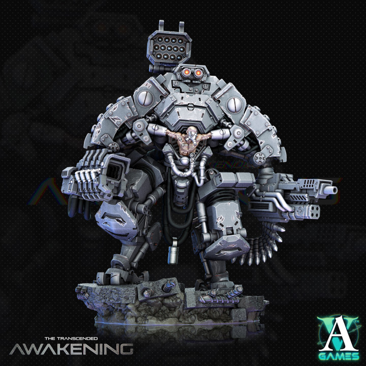 3D Printable The Transcended - Awakening - Bundle by Archvillain Games