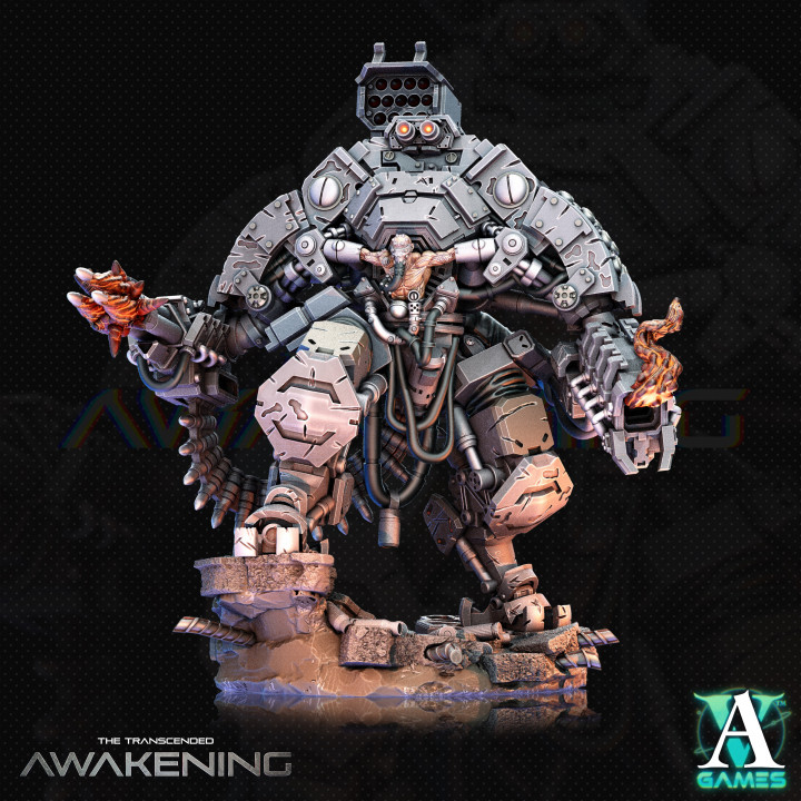 3D Printable The Transcended - Awakening - Bundle by Archvillain Games