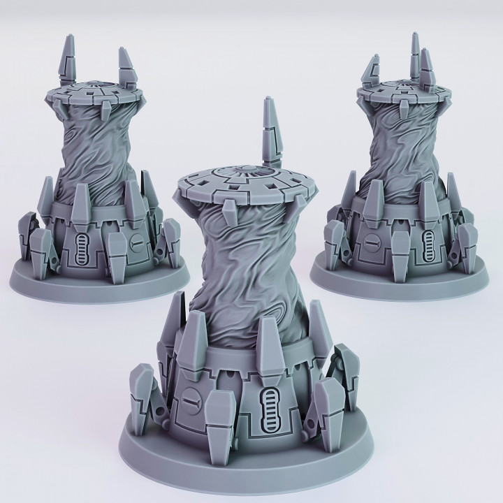 3D Printable TX8 Objective Markers | Greater Good by Markus Köthe