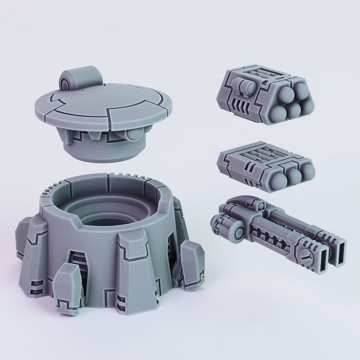3D Printable TX4 Support Turret | Greater Good by Markus Köthe