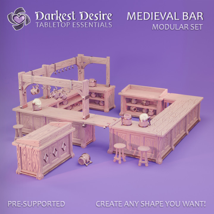 3D Printable Tavern Set by Darkest Desire