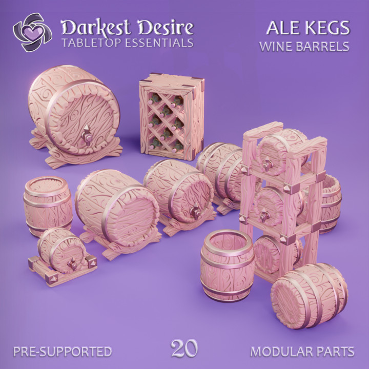 3D Printable Tavern Set by Darkest Desire