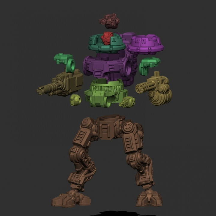 3D Printable Afterlife Goliath Mech MkII - Anvil Digital Forge Loyalty ...