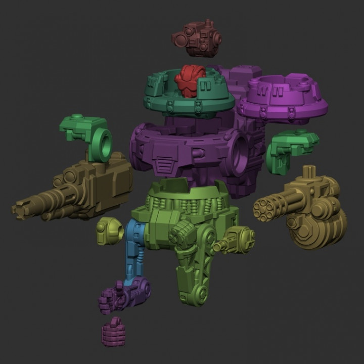 3D Printable Afterlife Goliath Mech MkII - Anvil Digital Forge Loyalty ...