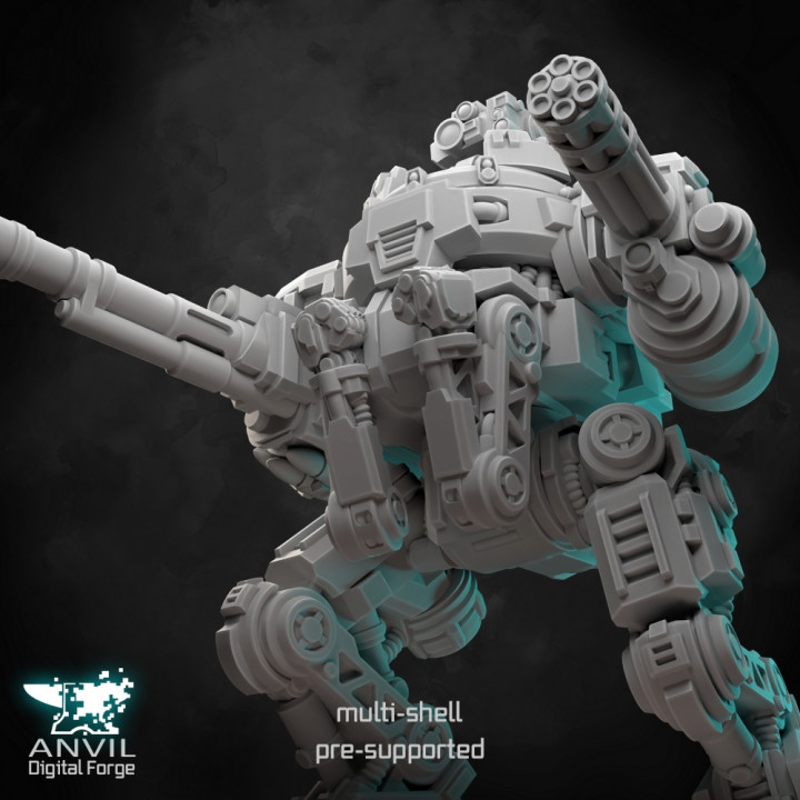 3D Printable Afterlife Goliath Mech MkII - Anvil Digital Forge Loyalty ...