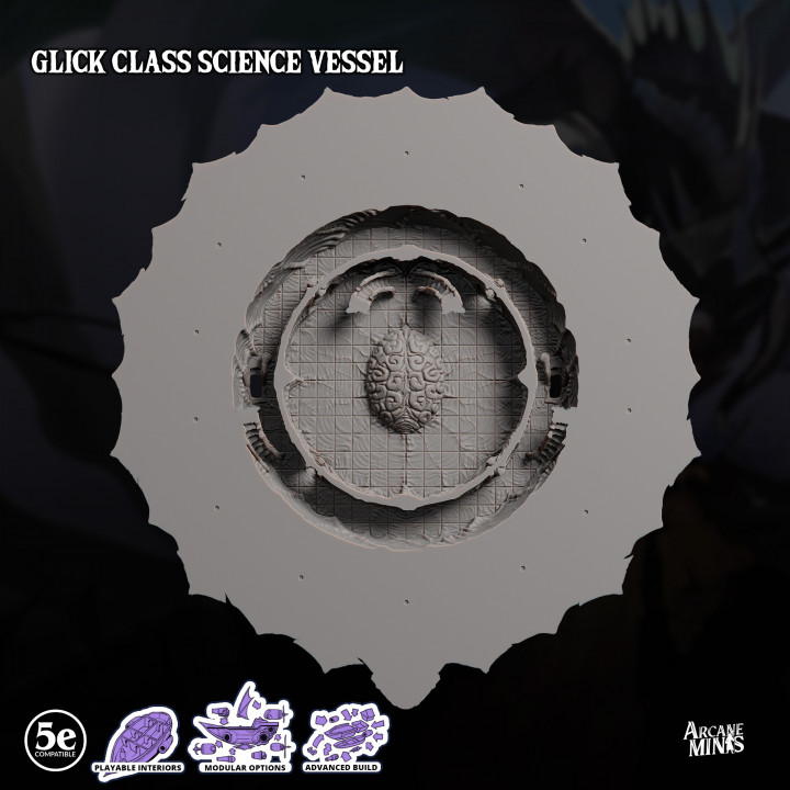 3D Printable Airship - Glick Science Vessel by Sordane Publishing