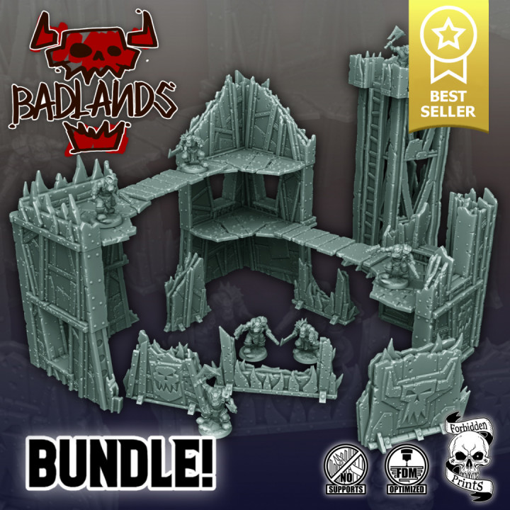 3D Printable Badlands-BUNDLE! by Forbidden Prints