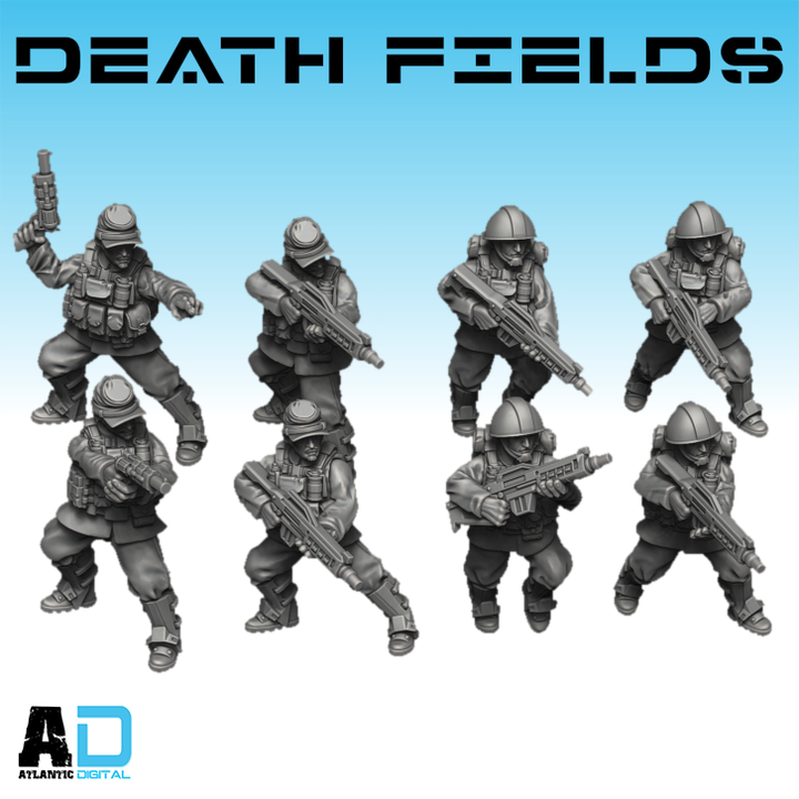 3D Printable Death Fields Rebel Yell by Wargames Atlantic