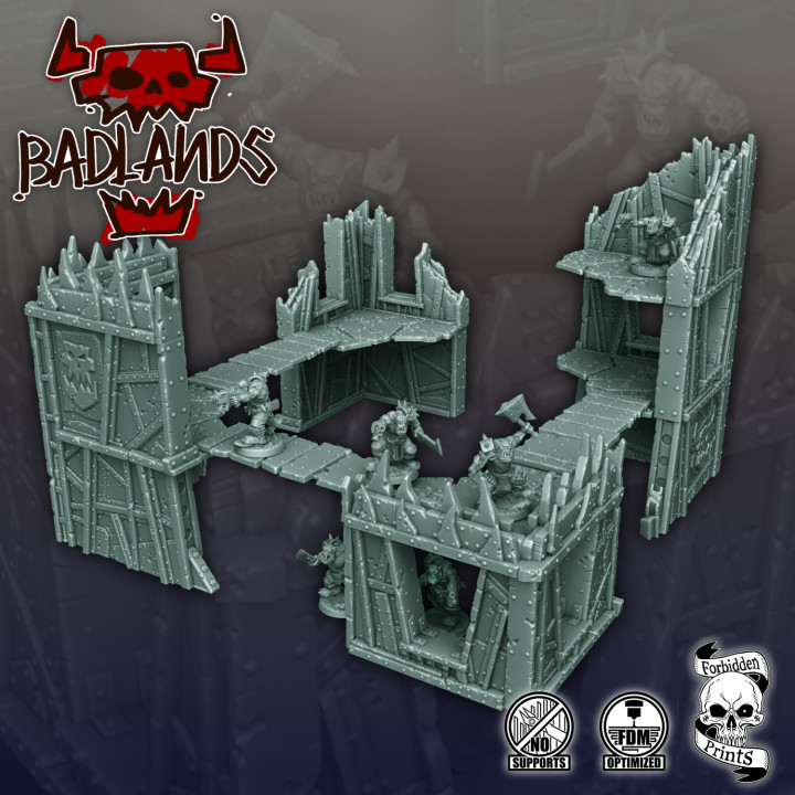 3D Printable Badlands by Forbidden Prints