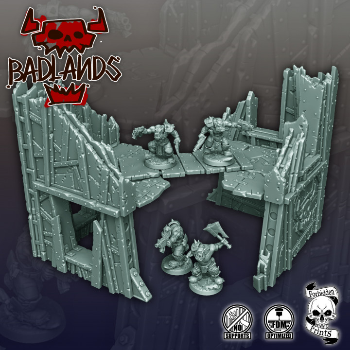 3D Printable Badlands by Forbidden Prints