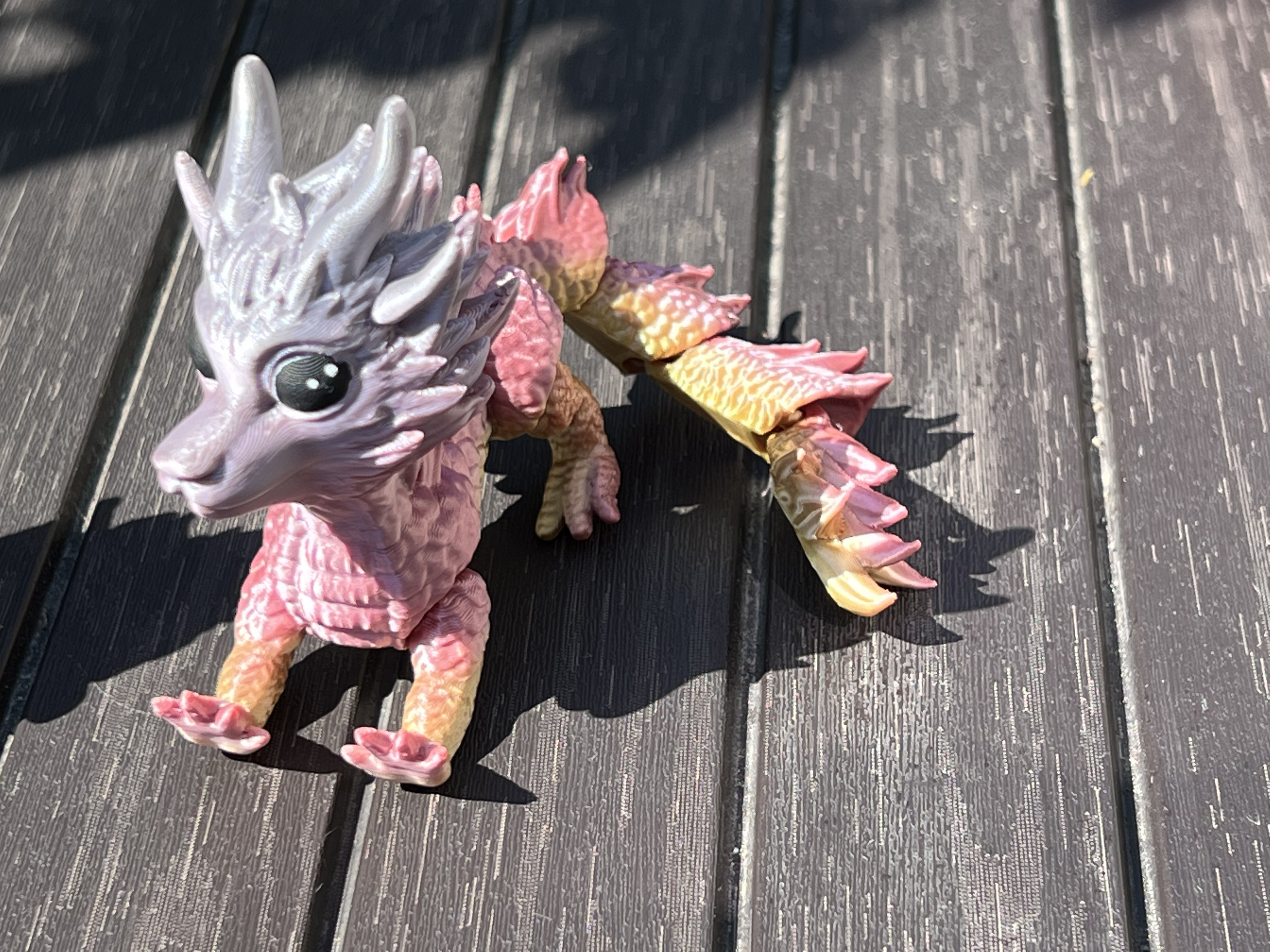 3D Printable Furry Dragons Lair - Baby Furry Dragon (Only!) by MysticSaige