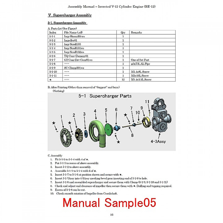 3D Printable Inverted V-type 12-Cylinder Engine, Water-Cooled, Cutaway ...