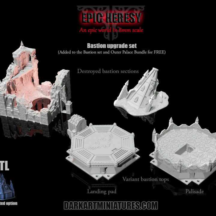 3D Printable Epic Heresy: Outer Palace Bundle by Klaus Teschner
