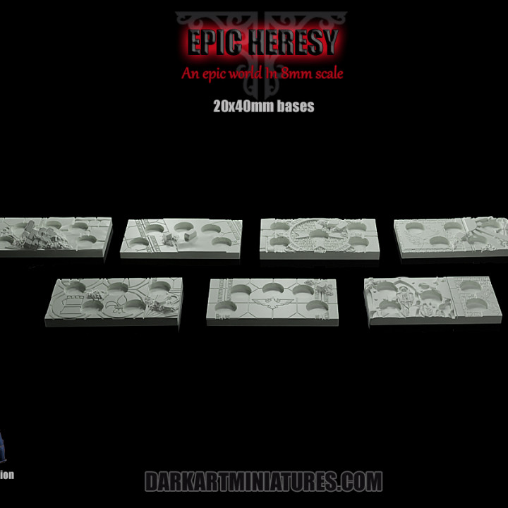 3D Printable Epic Heresy: Bases Bundle by Klaus Teschner