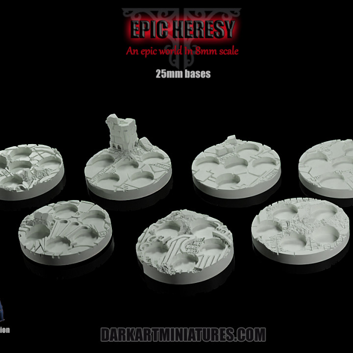 3D Printable Epic Heresy: Bases Bundle by Klaus Teschner
