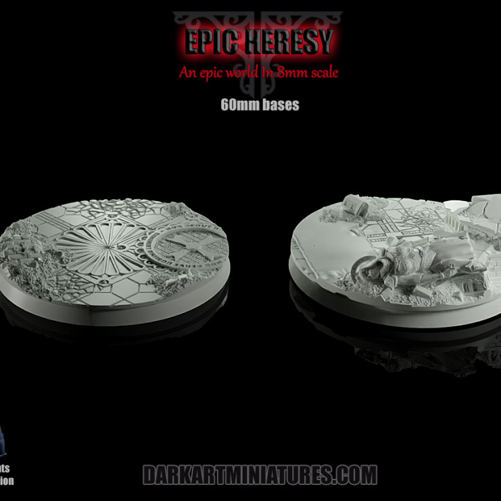 3D Printable Epic Heresy: Bases Bundle by Klaus Teschner