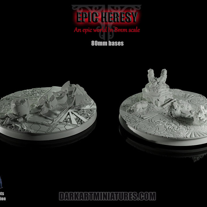 3D Printable Epic Heresy: Bases Bundle by Klaus Teschner