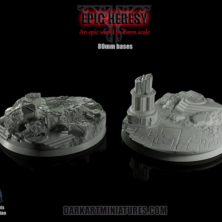 3D Printable Epic Heresy: Bases Bundle by Klaus Teschner