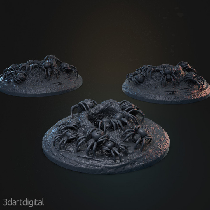3D Printable January 2023 - The Spider's Den´ by 3dartdigital