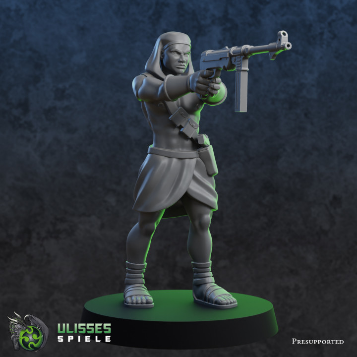 3D Printable Torg Eternity - Nile Empire Shocktrooper (5) by Ulisses Spiele
