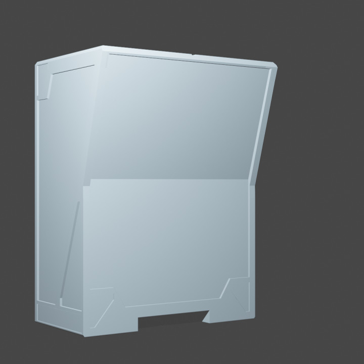 3D Printable Futuristic Box/Billboard by Jammus