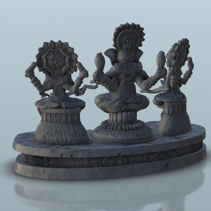 3D Printable Indian Hindu statue of Ganesha - Medieval Asia Feudal ...