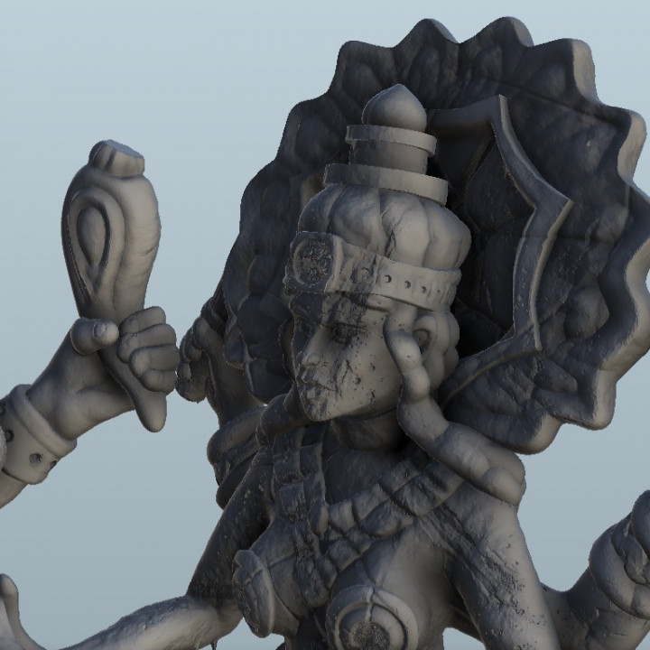 3D Printable Indian Hindu statue of Ganesha - Medieval Asia Feudal ...