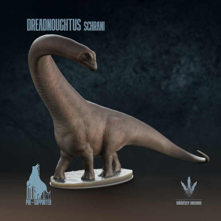 3D Printable Dreadnoughtus schrani : Female by Miniature Museum