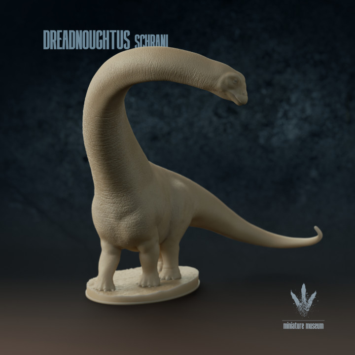 3D Printable Dreadnoughtus schrani : Female by Miniature Museum