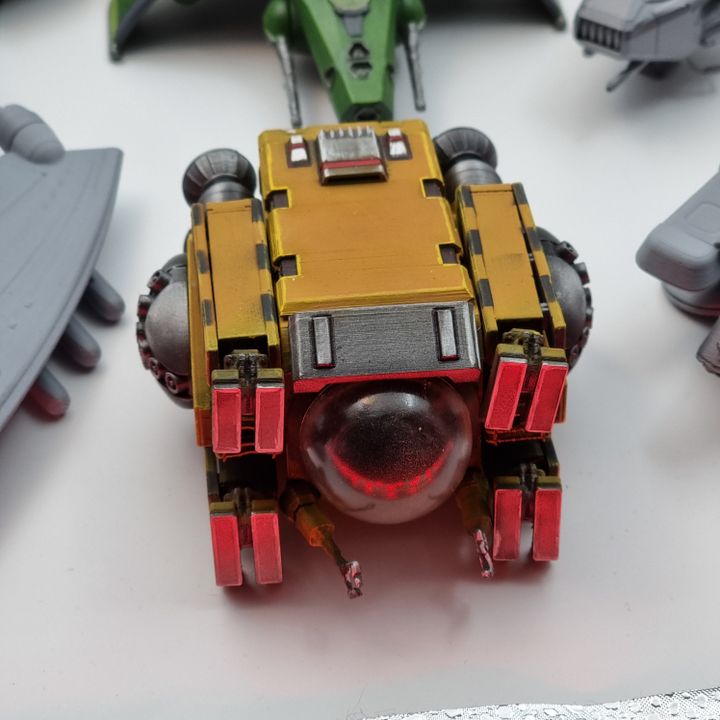 3D Printable Spidercrab 28mm Space Utility Vehicle by 2nd Dynasty