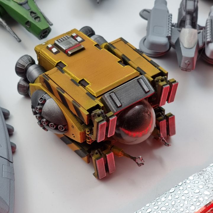 3D Printable Spidercrab 28mm Space Utility Vehicle by 2nd Dynasty