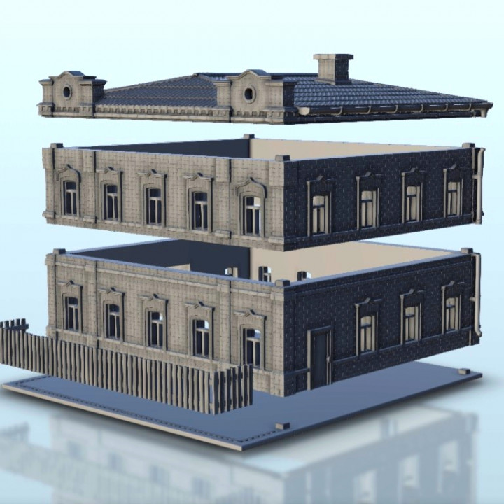 3D Printable Russian baroque building 5 - Modern WW2 WW1 World War by ...
