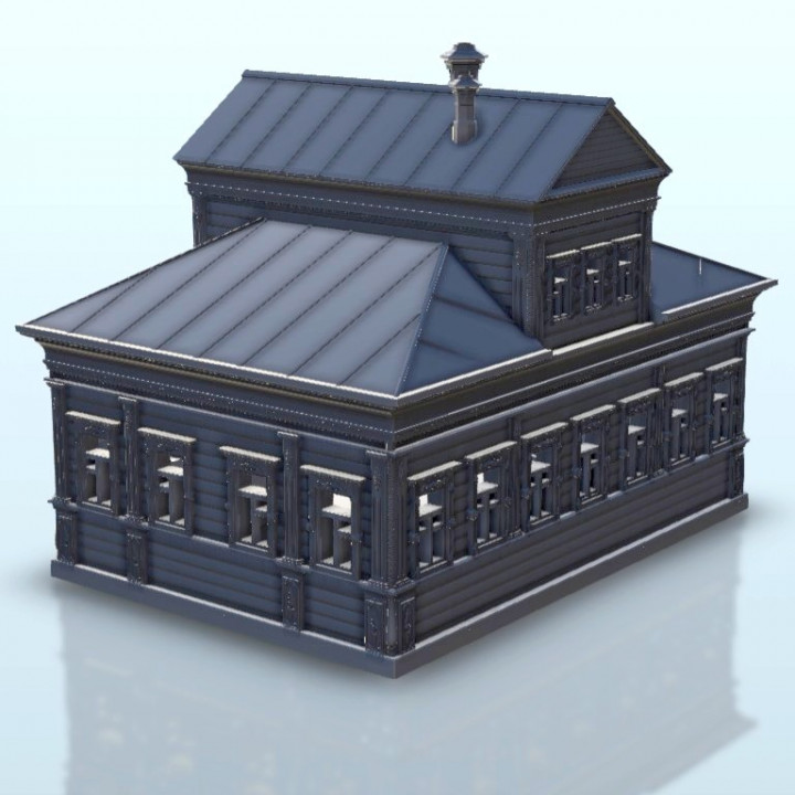 3D Printable Russian wooden house 6 - WW2 WW1 Stalingrad Eastern Front ...